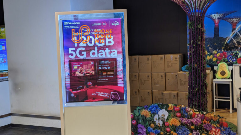 Singapore Changi Airport (SIN) SIM Card Buying Guide – Phone Travel Wiz