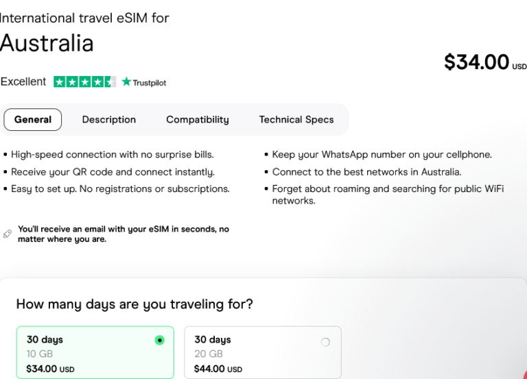 Australia: 14 Best eSIMs Compared + Discounts (2023) – Phone Travel Wiz