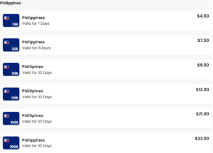 Philippines: 14 Best eSIMs Compared + Discounts (2023) – Phone Travel Wiz